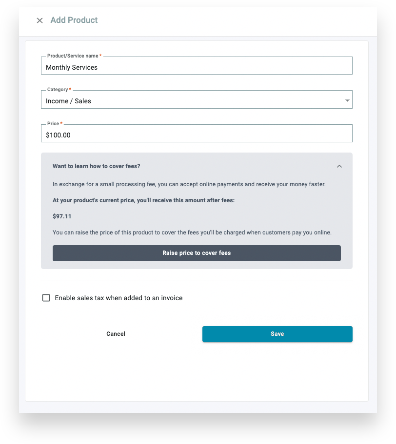 Product Update: Product Pricing Tool to Help Account for Processing Fees